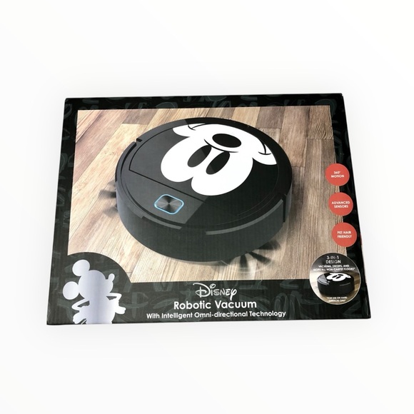 Disney | Other | Disney Mickey Mouse Robotic Vacuum With Intelligent ...